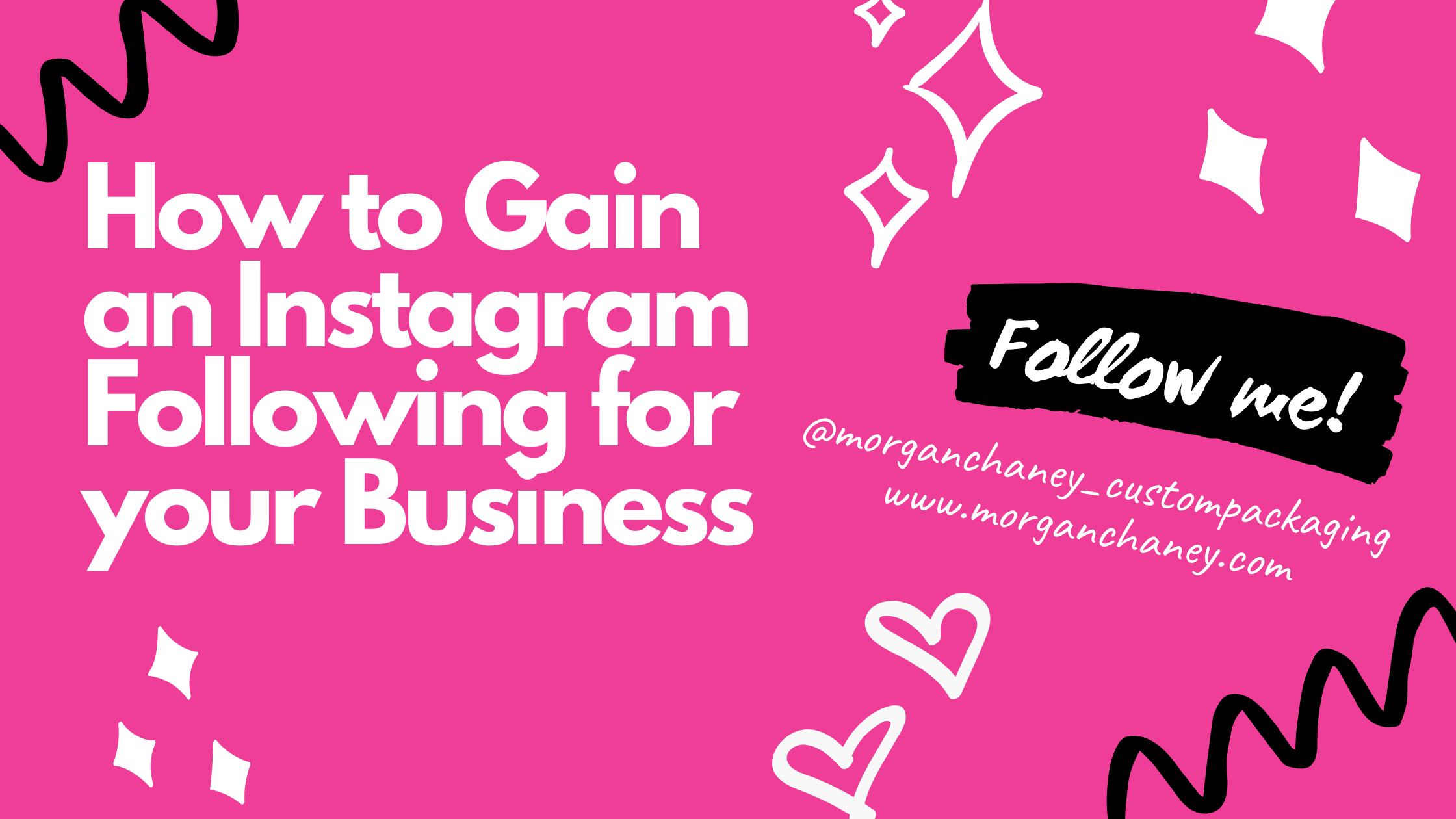 How to Gain an Instagram Following for your Business | Morgan Chaney