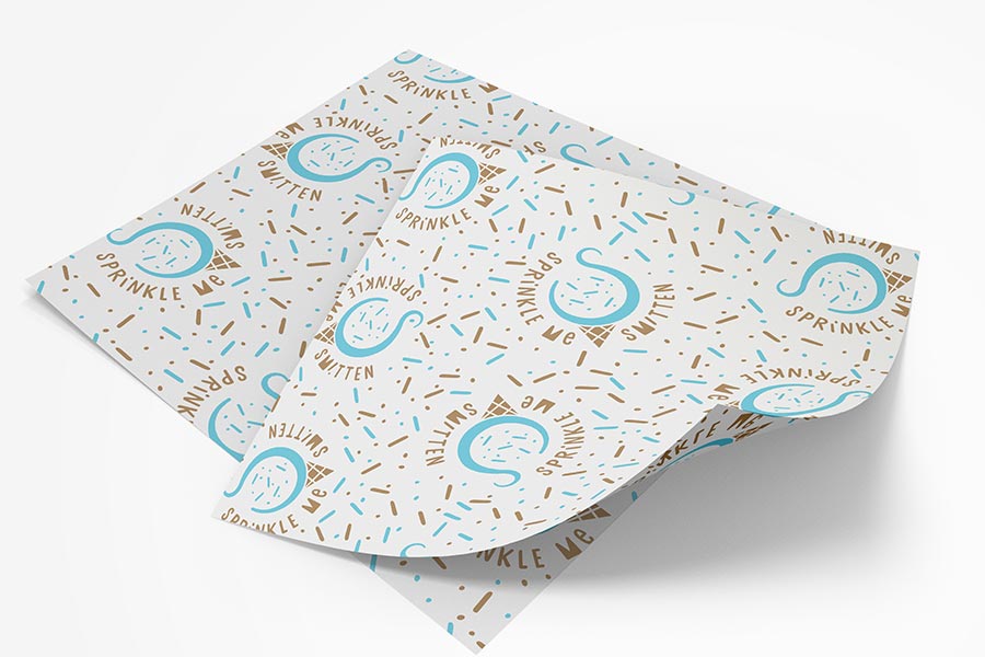 Custom Printed Food Service Tissue Paper, FDA Approved