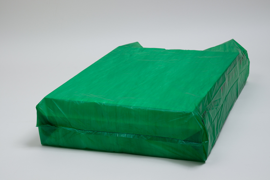 16x4x24 Satin Dark Green High Density Plastic Bags
